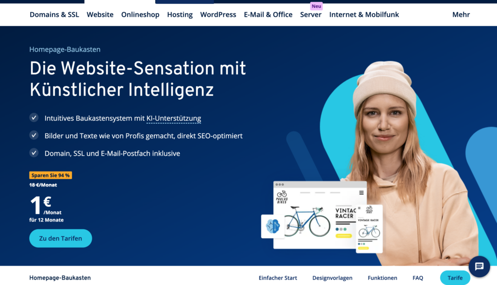 IONOS 2025: Im Handumdrehen individuelle Website erstellen